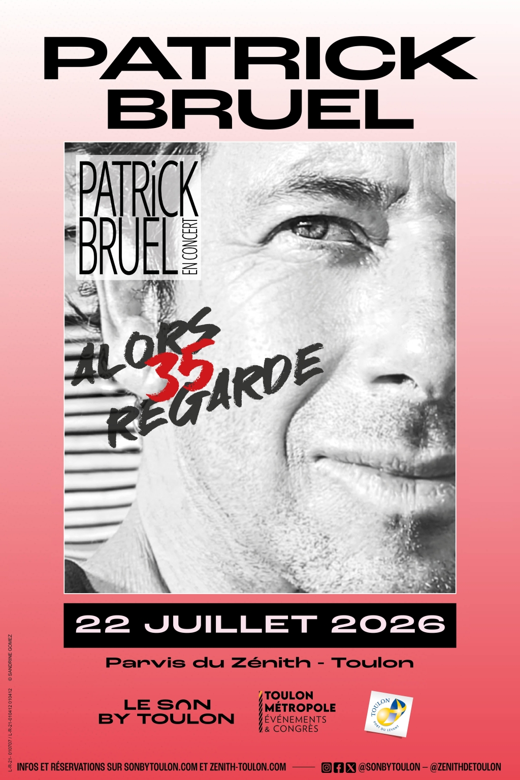 PATRICK BRUEL – ALORS REGARDE 35 – Adam Concerts